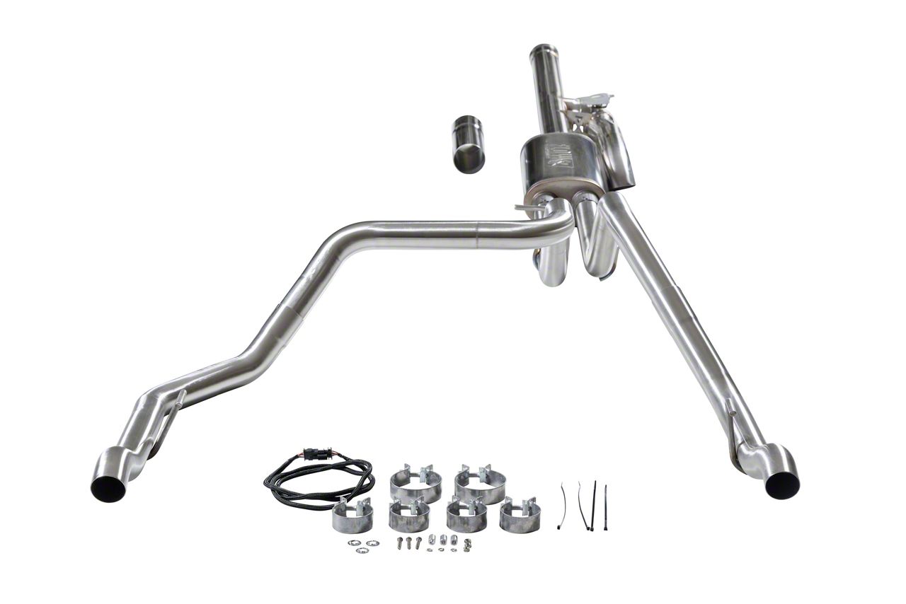 Flowmaster Sierra 1500 Signature Series Dual Exhaust System; Rear Exit ...