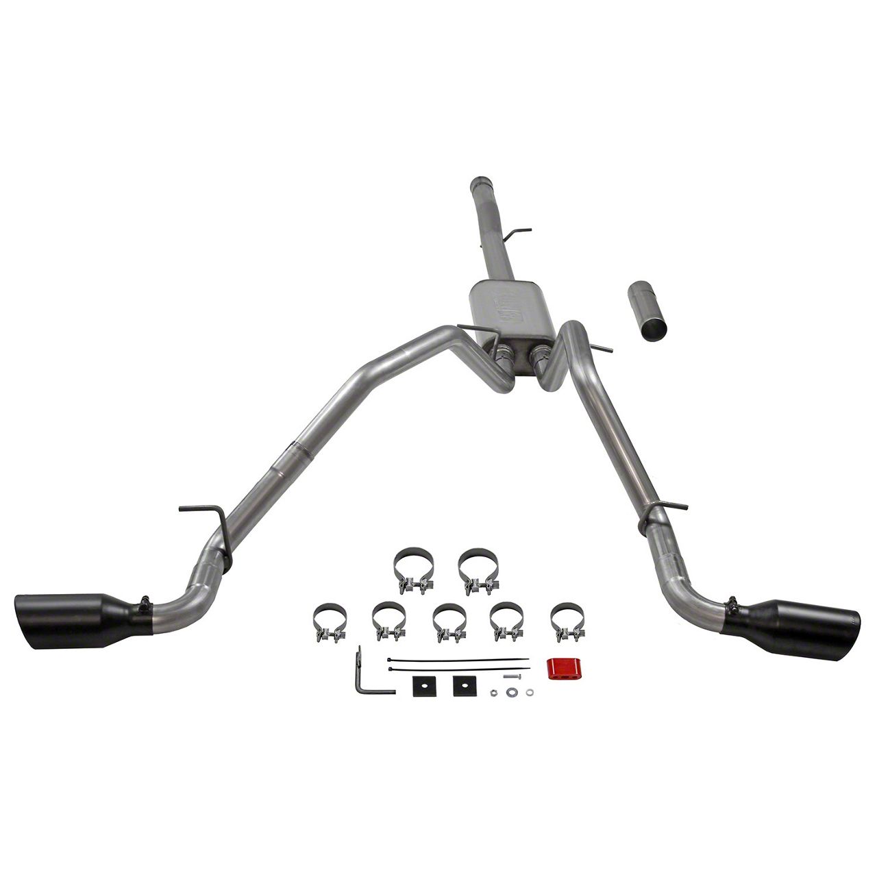 Flowmaster Silverado 1500 FlowFX Dual Exhaust System with Black Tips ...