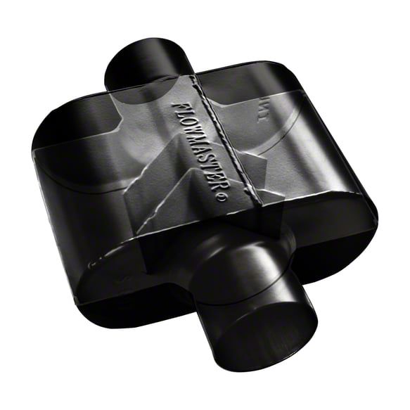 Flowmaster Silverado 1500 Super 10 Series Center/Center Oval Muffler; 2 ...
