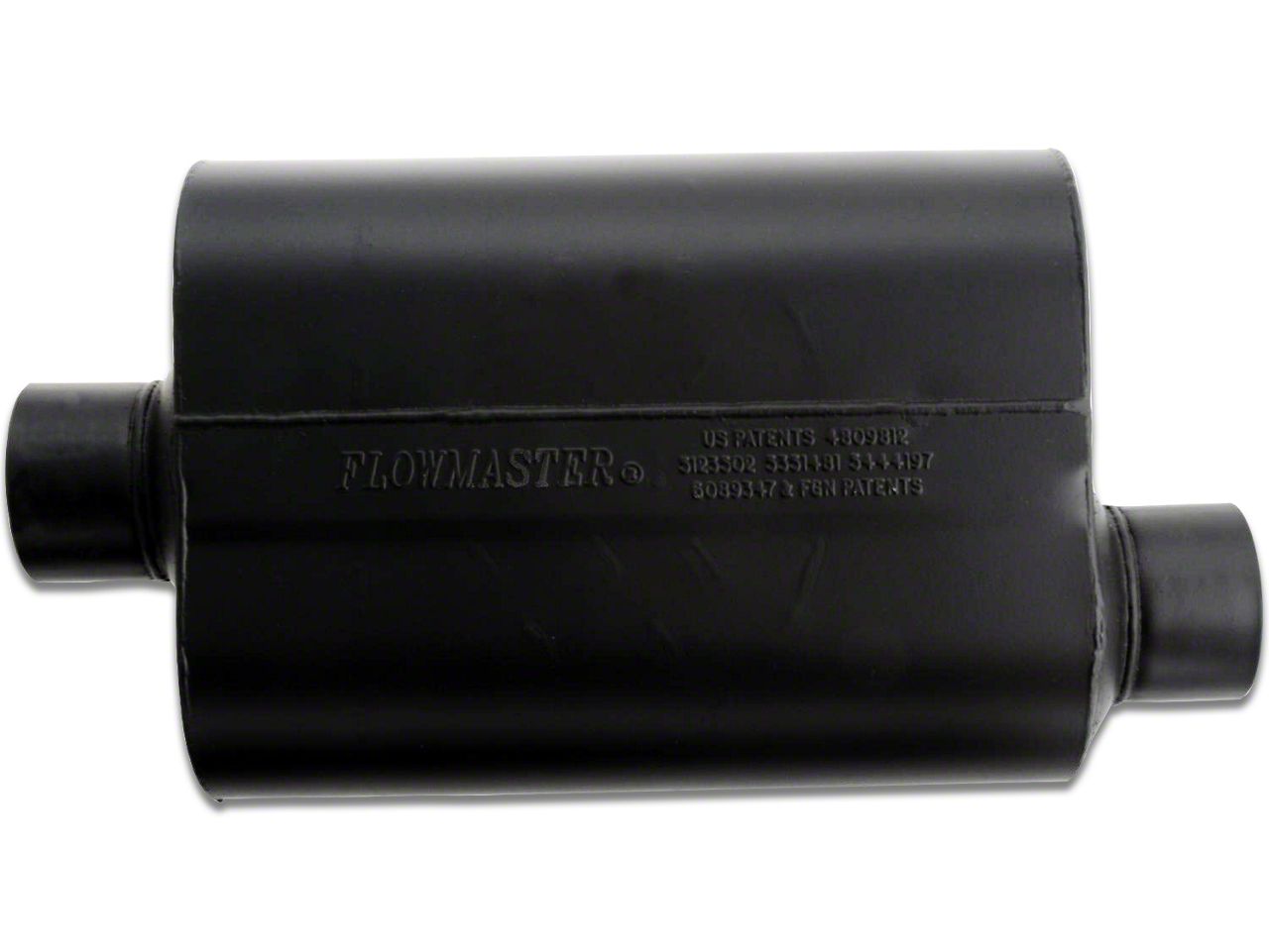 Flowmaster Tahoe Super 40 Series Center/Offset Oval Muffler; 3-Inch ...