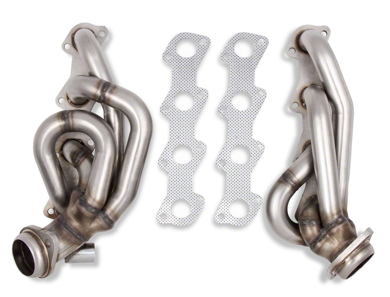 Flowtech F-150 1-5/8-Inch Shorty Headers; Raw 12148FLT (04-08 4.6L F ...