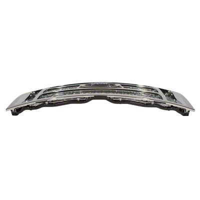 Ford F-150 Lariat Upper Replacement Grille; Chrome AL3Z-8200-B (09-14 F ...