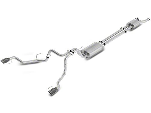 Ford Performance F-150 Sport Dual Exhaust System with Carbon Fiber Tips ...