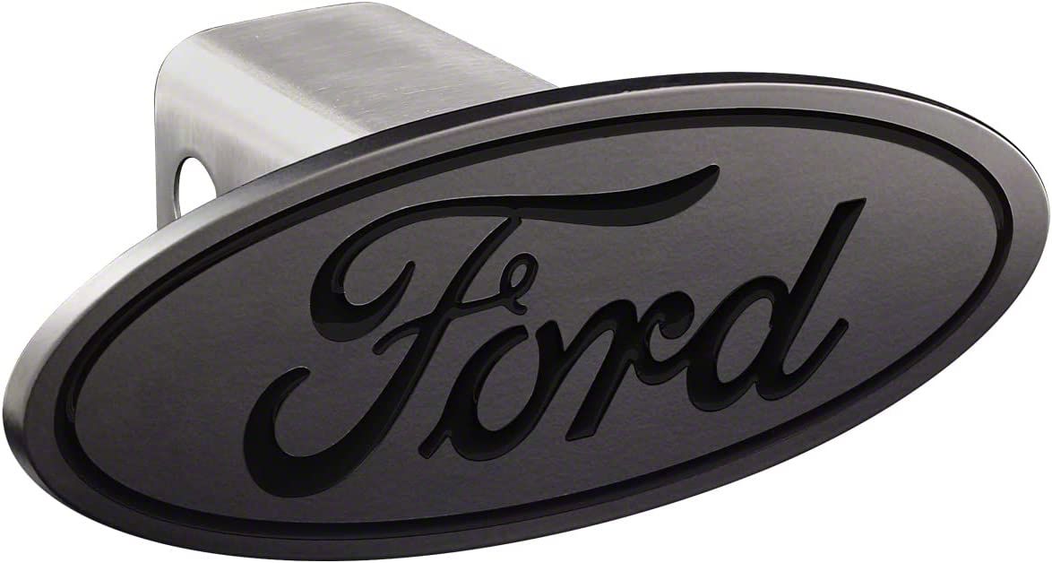 Ford Ranger 2-Inch Receiver Hitch Cover; Blacked Out FOHCK-K (Universal ...