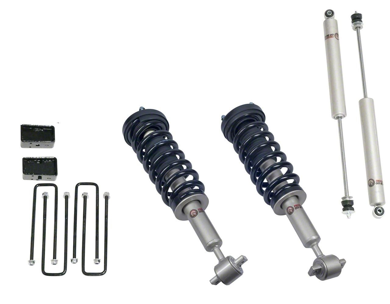 Freedom Offroad F-150 3-Inch Front Lift Struts with Front Upper Control ...