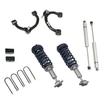 Freedom Offroad F-150 3-Inch Front Lift Struts with Front Upper Control ...