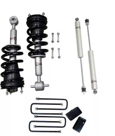 Freedom Offroad Silverado 1500 2.50-Inch Front Lift Struts with 2-Inch ...