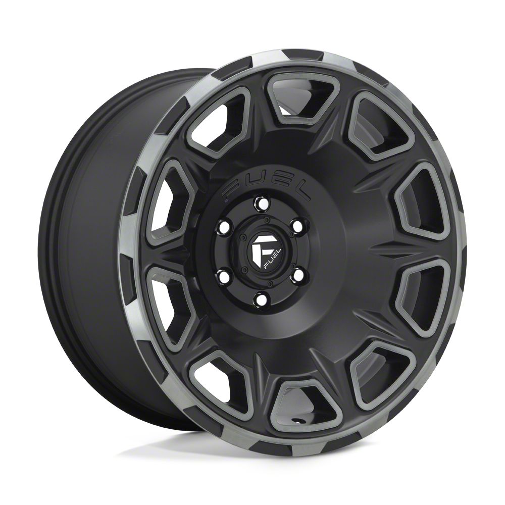 Fuel Wheels Yukon Vengeance Matte Black with Double Dark Tint 6-Lug ...