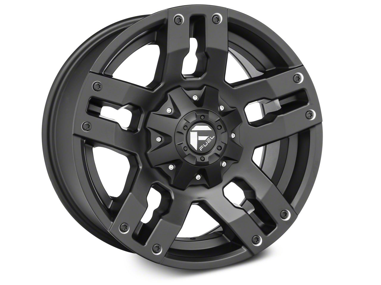 Fuel Wheels F-150 Pump Matte Black 6-Lug Wheel; 18x9 T527111 (04-21 F-150)