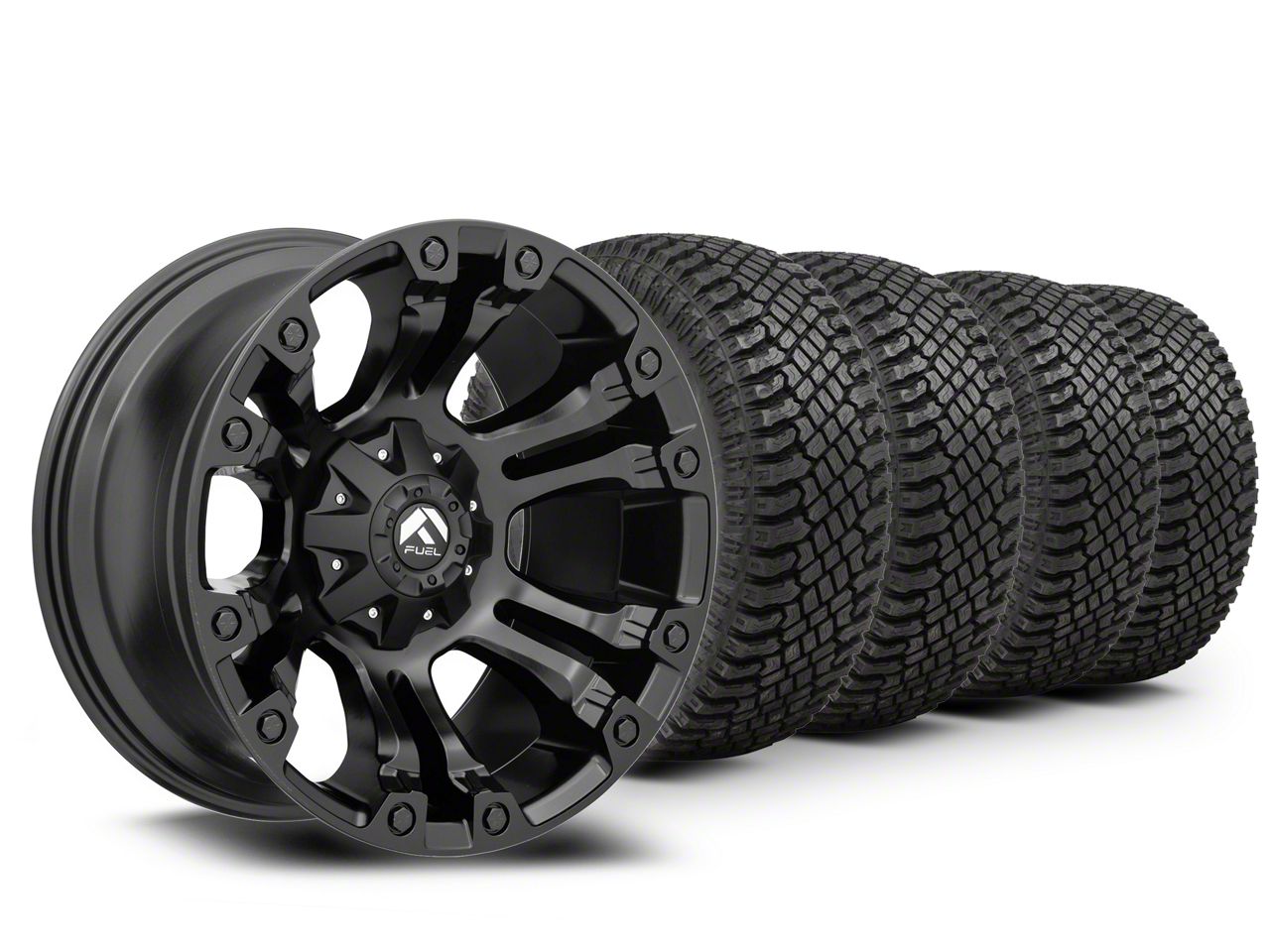 RAM 1500 20x10 Fuel Vapor Wheel & 33in Atturo All-Terrain Trail Blade X ...