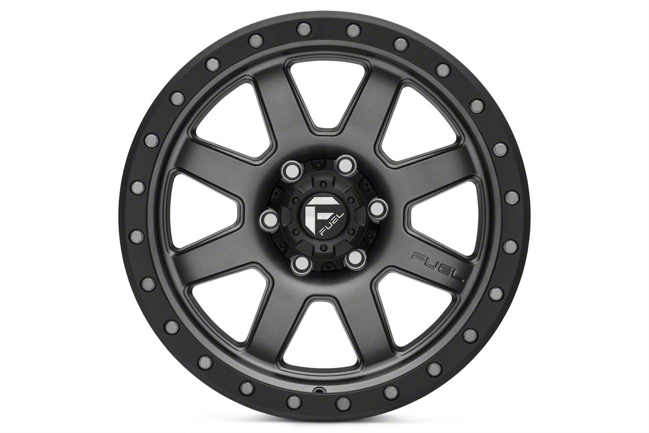 Fuel Wheels F-150 Trophy Matte Anthracite w/ Black Ring 6-Lug Wheel ...