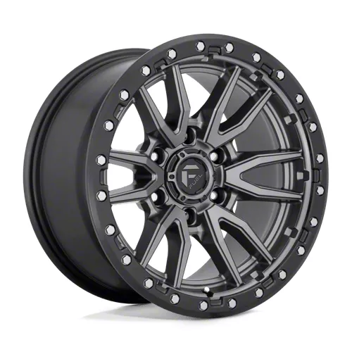 Fuel Wheels Silverado 2500 Rebel Matte Gunmetal 8-Lug Wheel; 20x9; 1mm ...