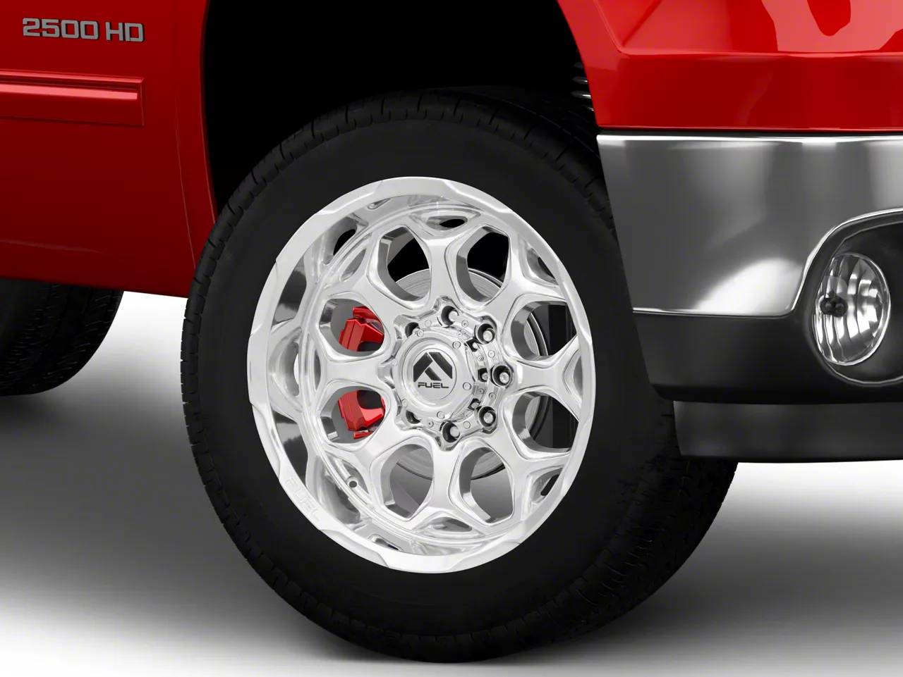 Fuel Wheels RAM 2500 Scepter Polished Milled 8-Lug Wheel; 20x9; 1mm ...