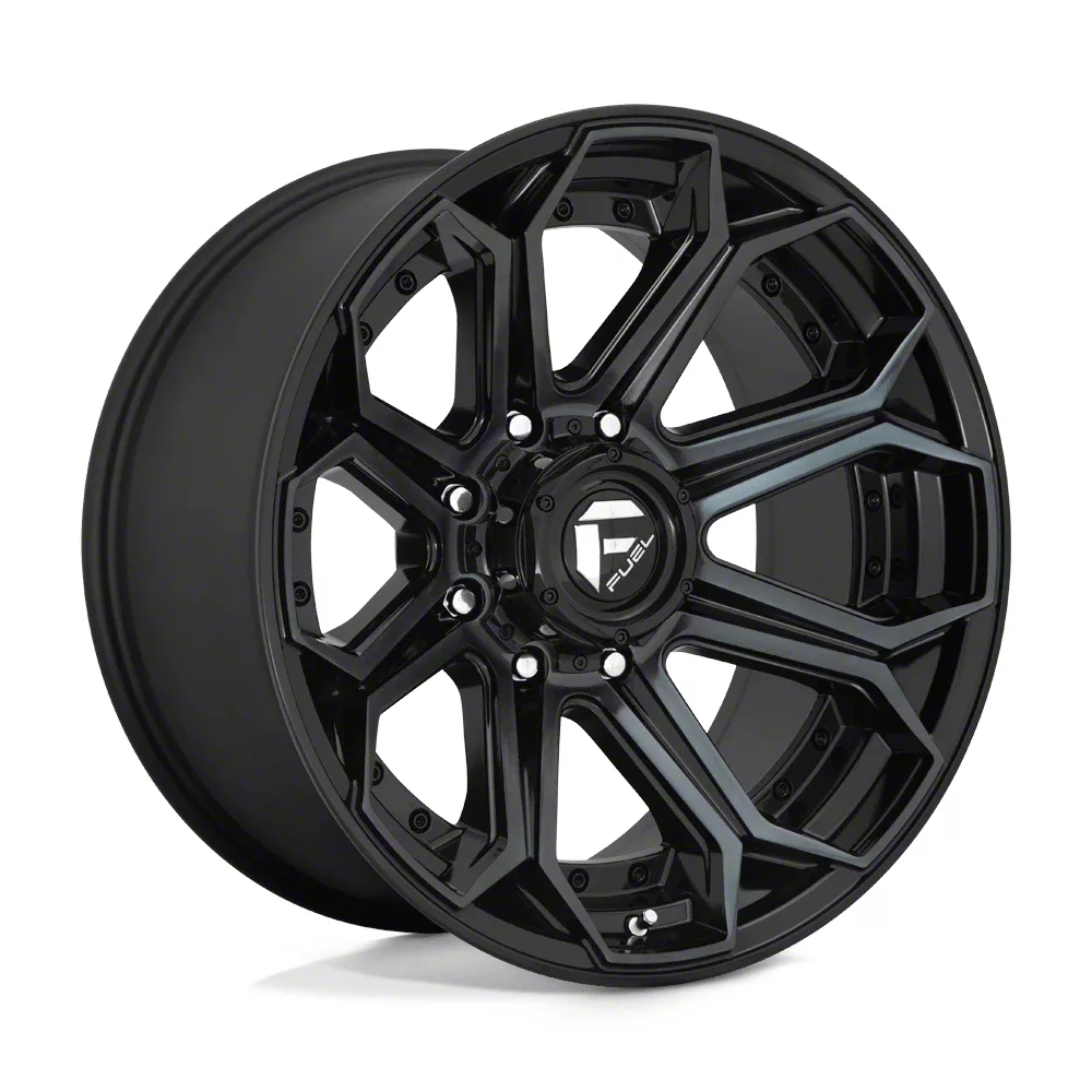 Fuel Wheels RAM 3500 Siege Gloss Machined Double Dark Tint 8-Lug Wheel ...