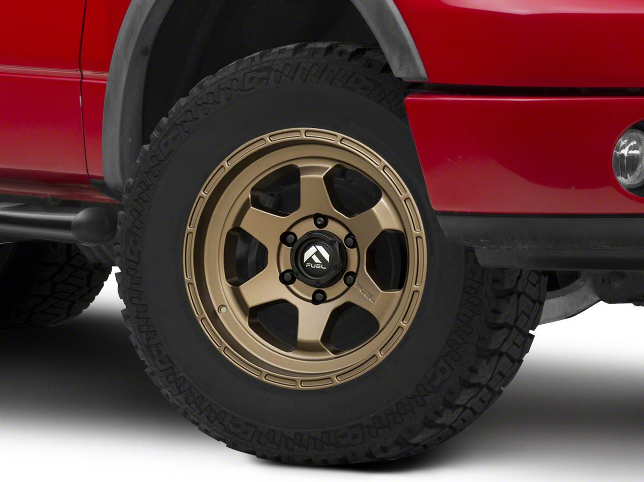 Fuel Wheels F-150 Shok Matte Bronze 6-Lug Wheel; 18x9; -12mm Offset ...