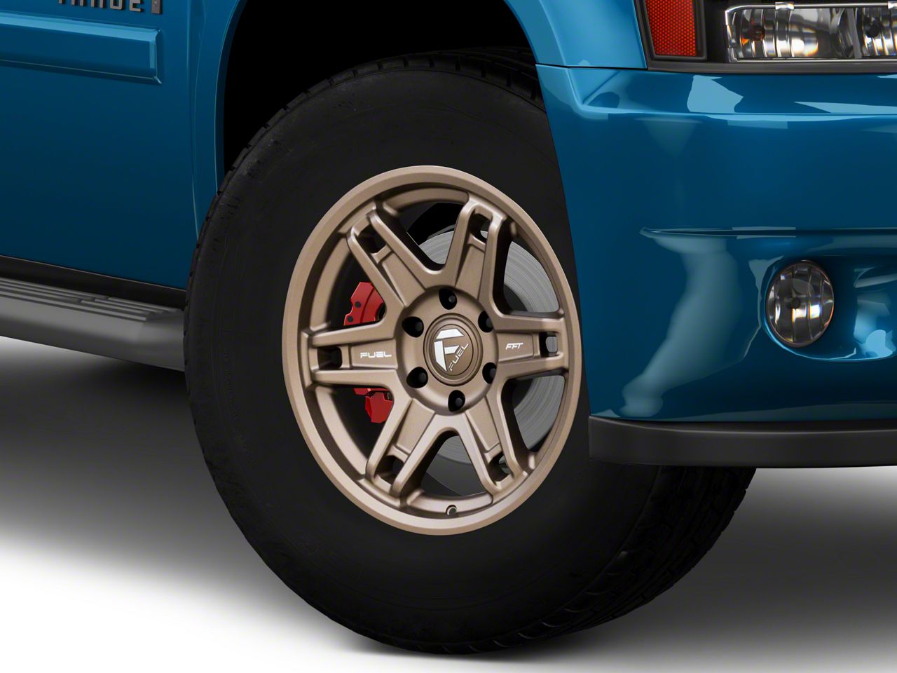 Fuel Wheels Sierra 1500 Slayer Matte Bronze 6-Lug Wheel; 18x8.5; 1mm ...