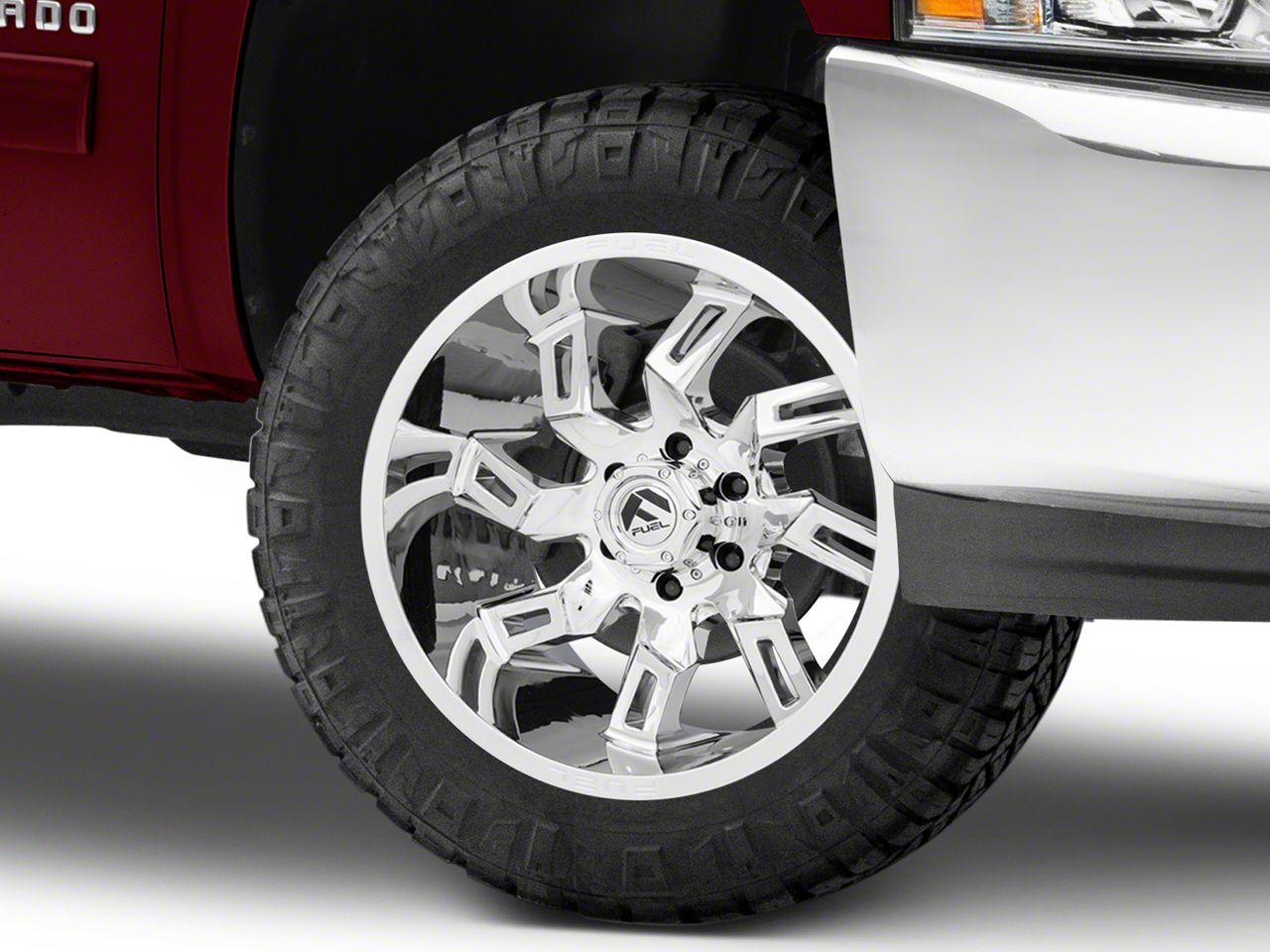 Fuel Wheels Silverado 1500 Lockdown Chrome 6-Lug Wheel; 20x9; 1mm ...