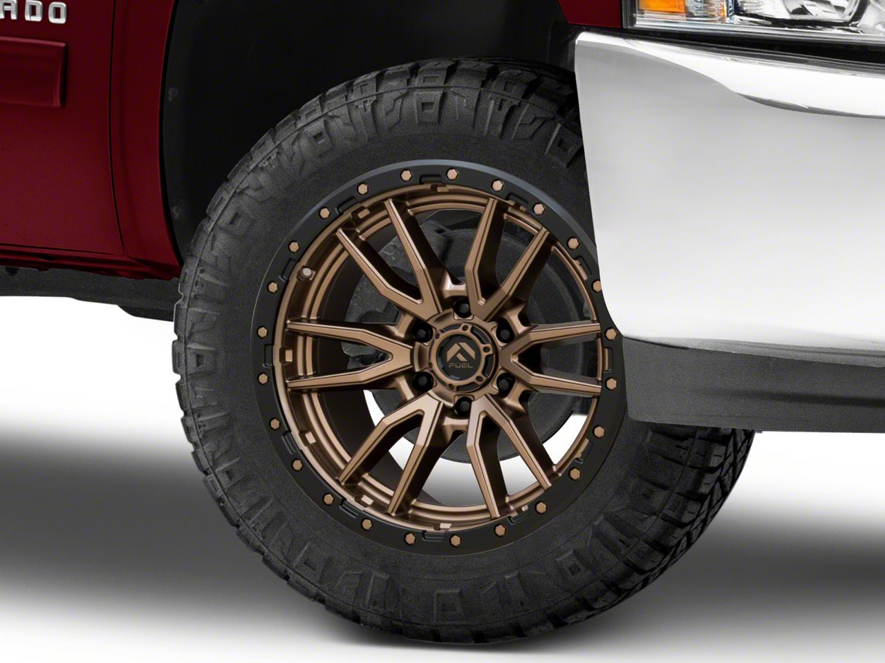 Fuel Wheels Silverado 1500 Rebel Matte Bronze 6-Lug Wheel; 20x9; 1mm ...
