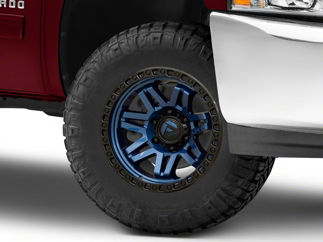 Fuel Wheels Silverado 1500 Syndicate Dark Blue with Black Ring 6-Lug ...