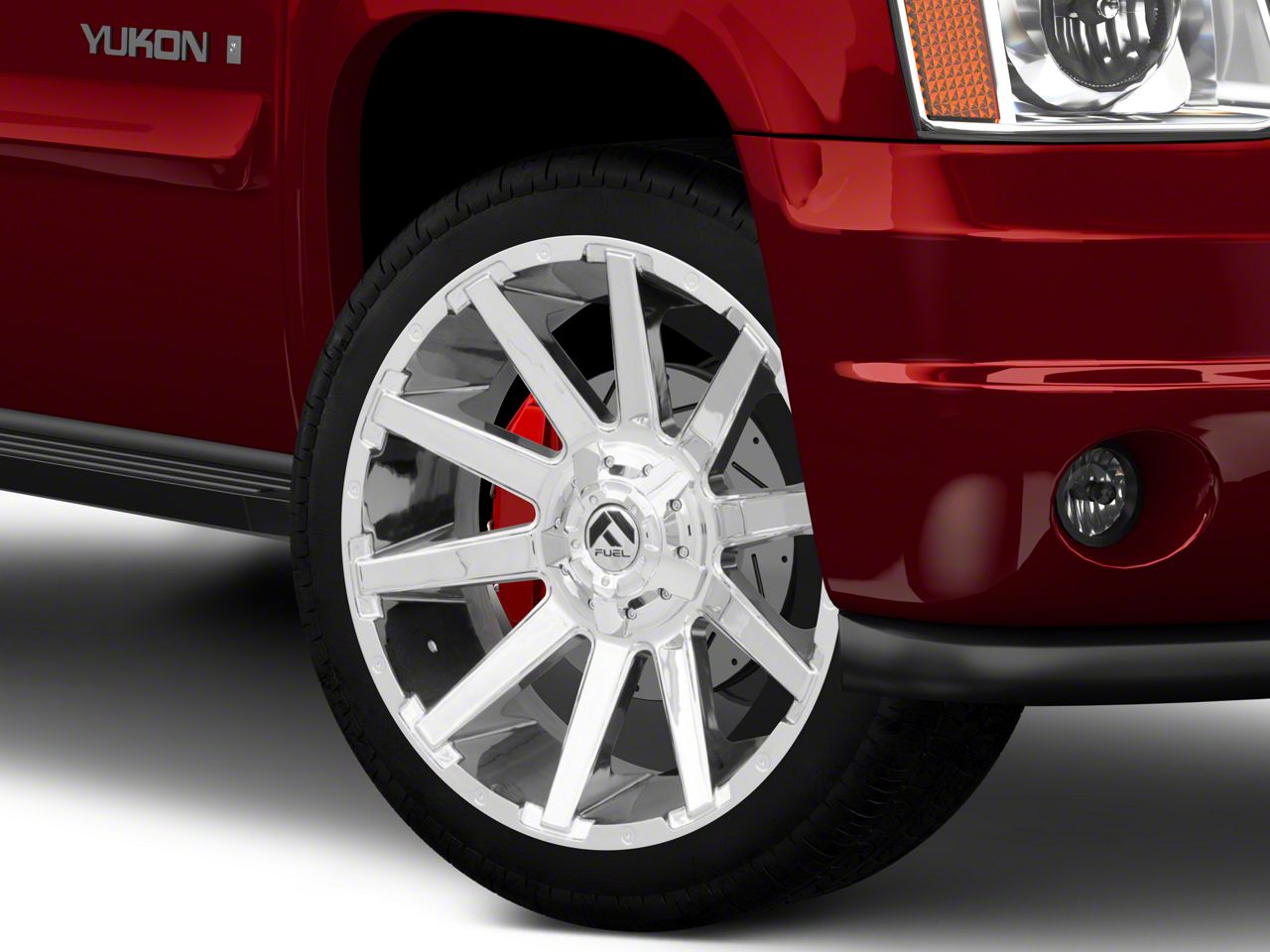 Fuel Wheels Yukon Contra Chrome 6-Lug Wheel; 22x10; -19mm Offset ...