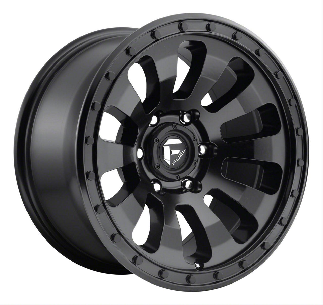 Fuel Wheels Yukon Tactic Matte Black 6-Lug Wheel; 18x9; 1mm Offset ...