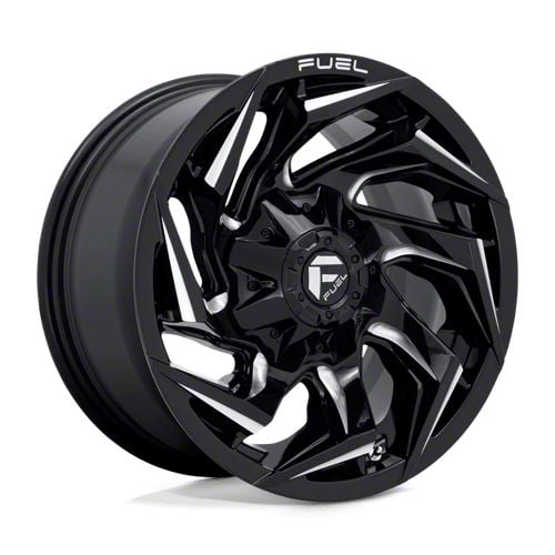 Fuel Wheels F-250 Super Duty Reaction Gloss Black Milled 8-Lug Wheel ...