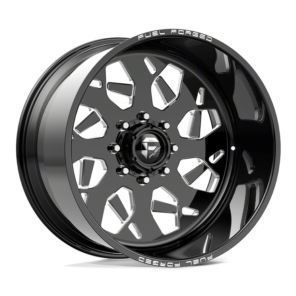 Fuel Wheels F-250 Super Duty Recife Gloss Black Milled 8-Lug Wheel ...