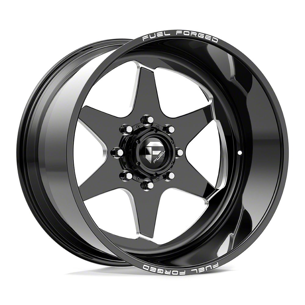 Fuel Wheels F-250 Super Duty Sift Gloss Black Milled 8-Lug Wheel; Right ...