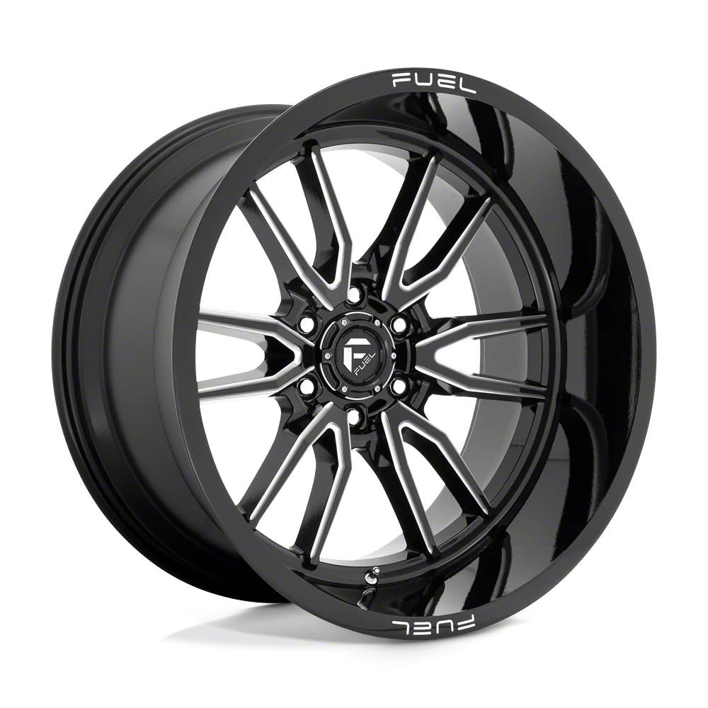 Fuel Wheels F-150 Clash Gloss Black Milled 6-Lug Wheel; 22x12; -44mm ...