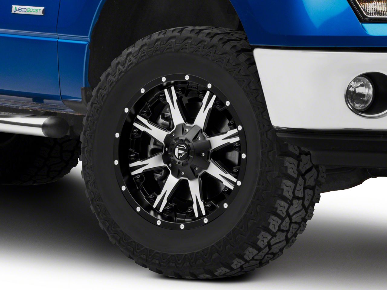 Fuel Wheels F-150 Nutz Matte Black Machined 6-Lug Wheel; 18x9; 20mm ...