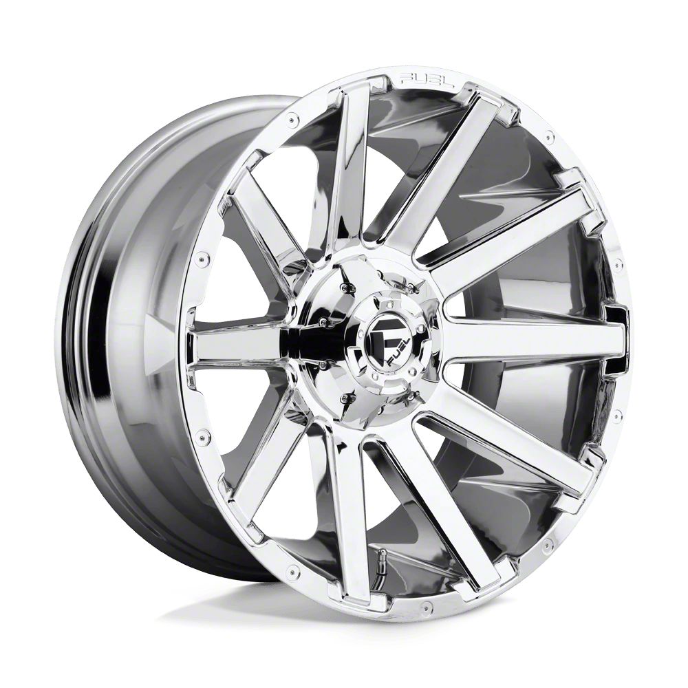Fuel Wheels RAM 3500 Assault Chrome with Gloss Black Lip 8-Lug Wheel ...