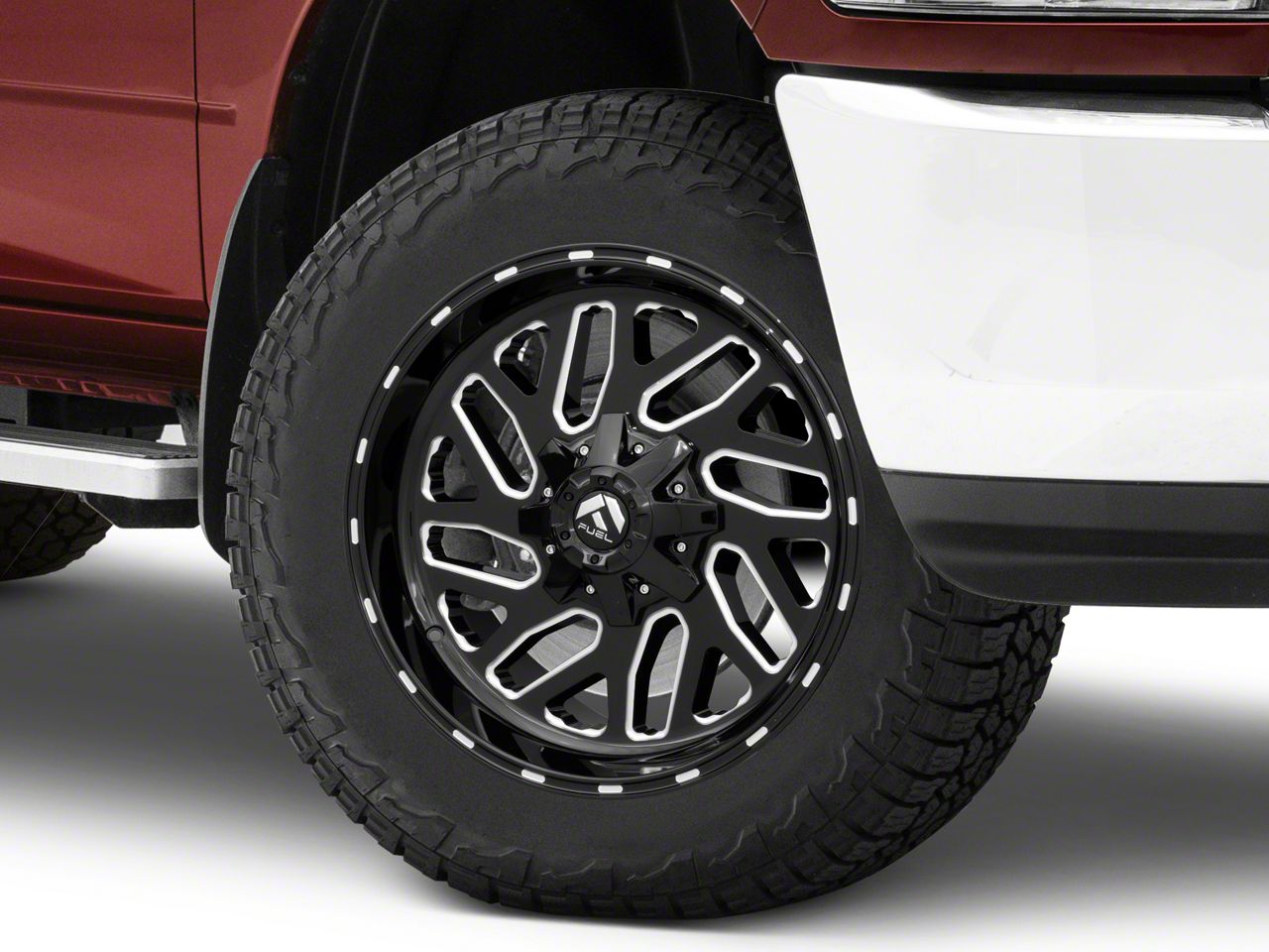 Fuel Wheels RAM 3500 Triton Gloss Black Milled 8-Lug Wheel; 20x10 ...