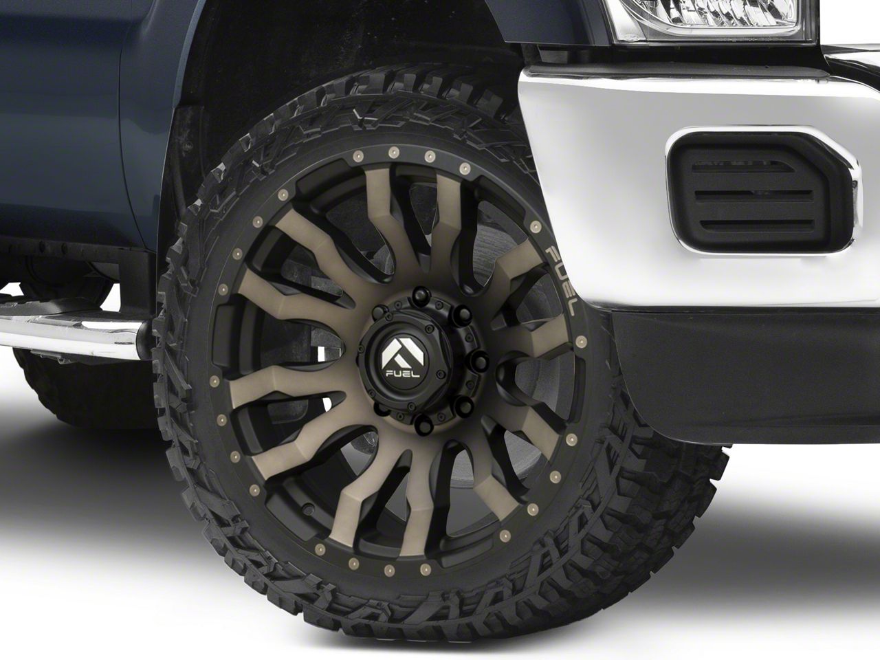 Fuel Wheels F-350 Super Duty Blitz Matte Black Double Dark Tint 8-Lug ...