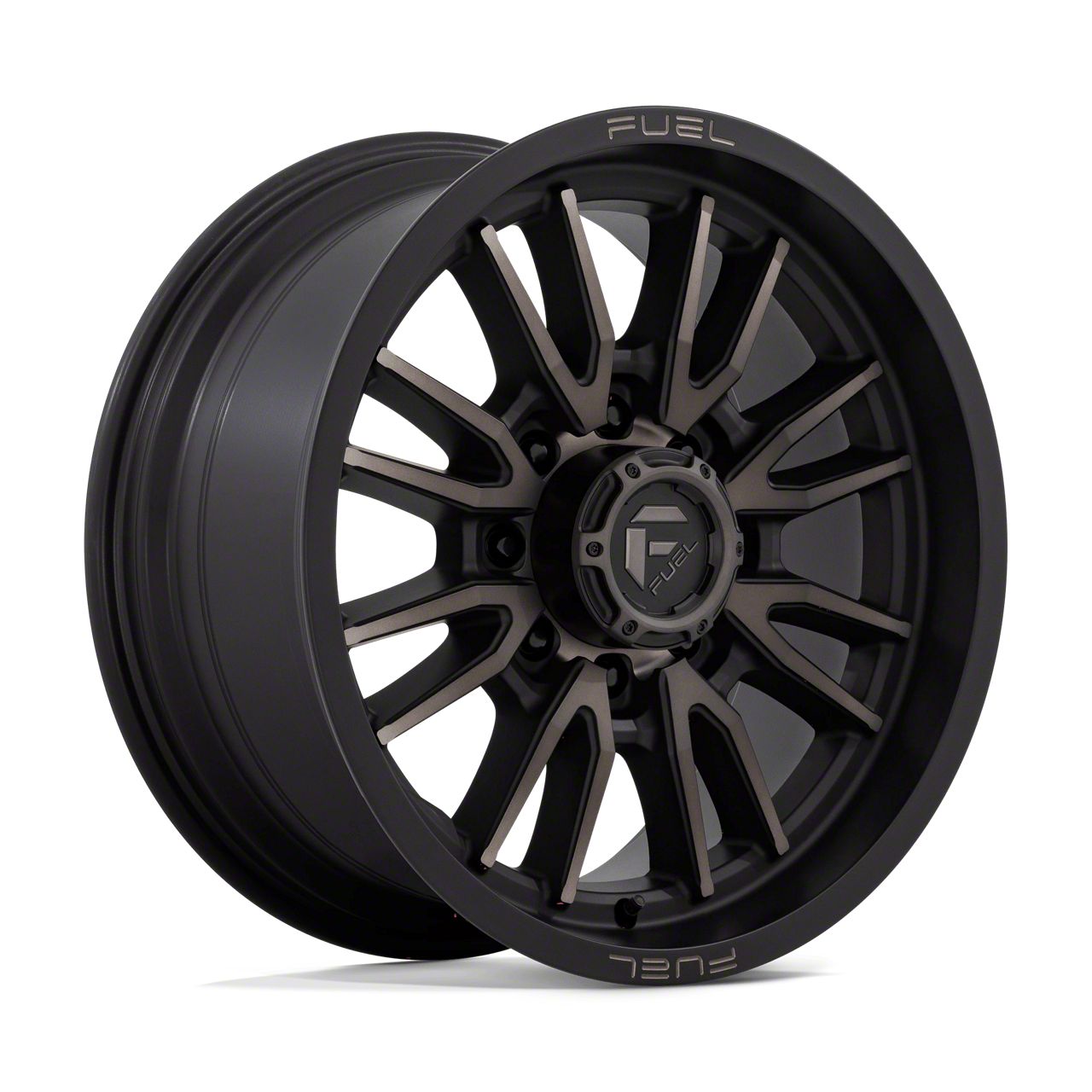 Fuel Wheels F-350 Super Duty Clash Matte Black Double Dark Tint 8-Lug ...