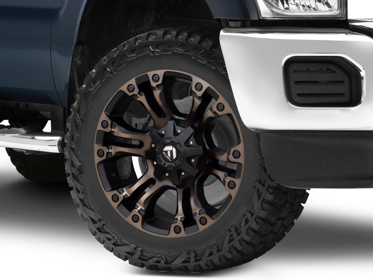Fuel Wheels F-350 Super Duty Vapor Matte Black Double Dark Tint 8-Lug ...