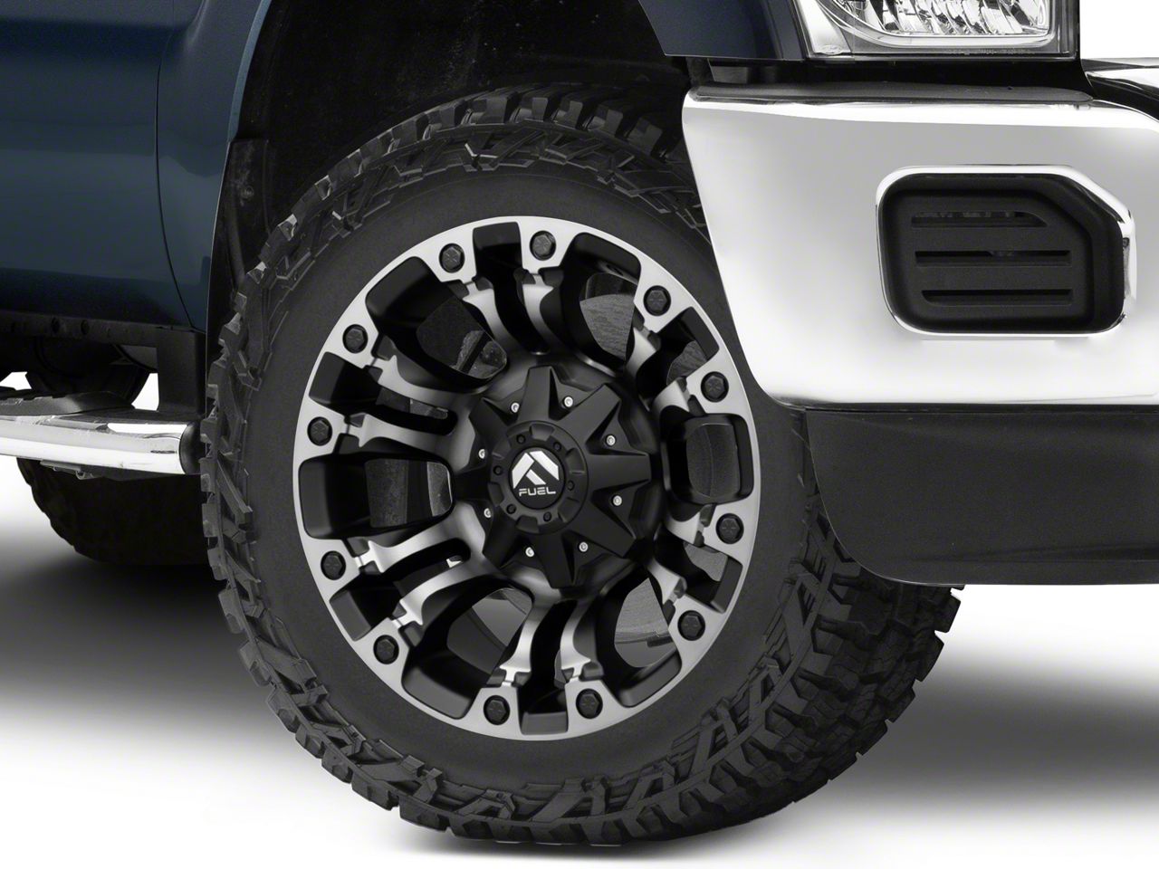 Fuel Wheels F-350 Super Duty Vapor Matte Black with Gray Tint 8-Lug ...