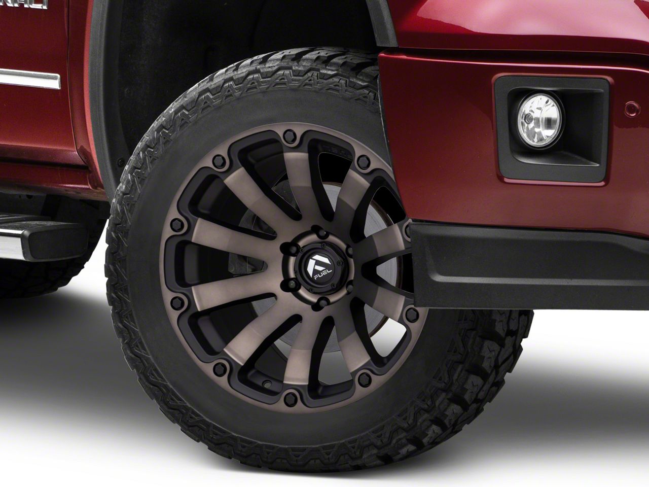 Fuel Wheels Sierra 1500 Diesel Matte Black Double Dark Tint 6-Lug Wheel ...