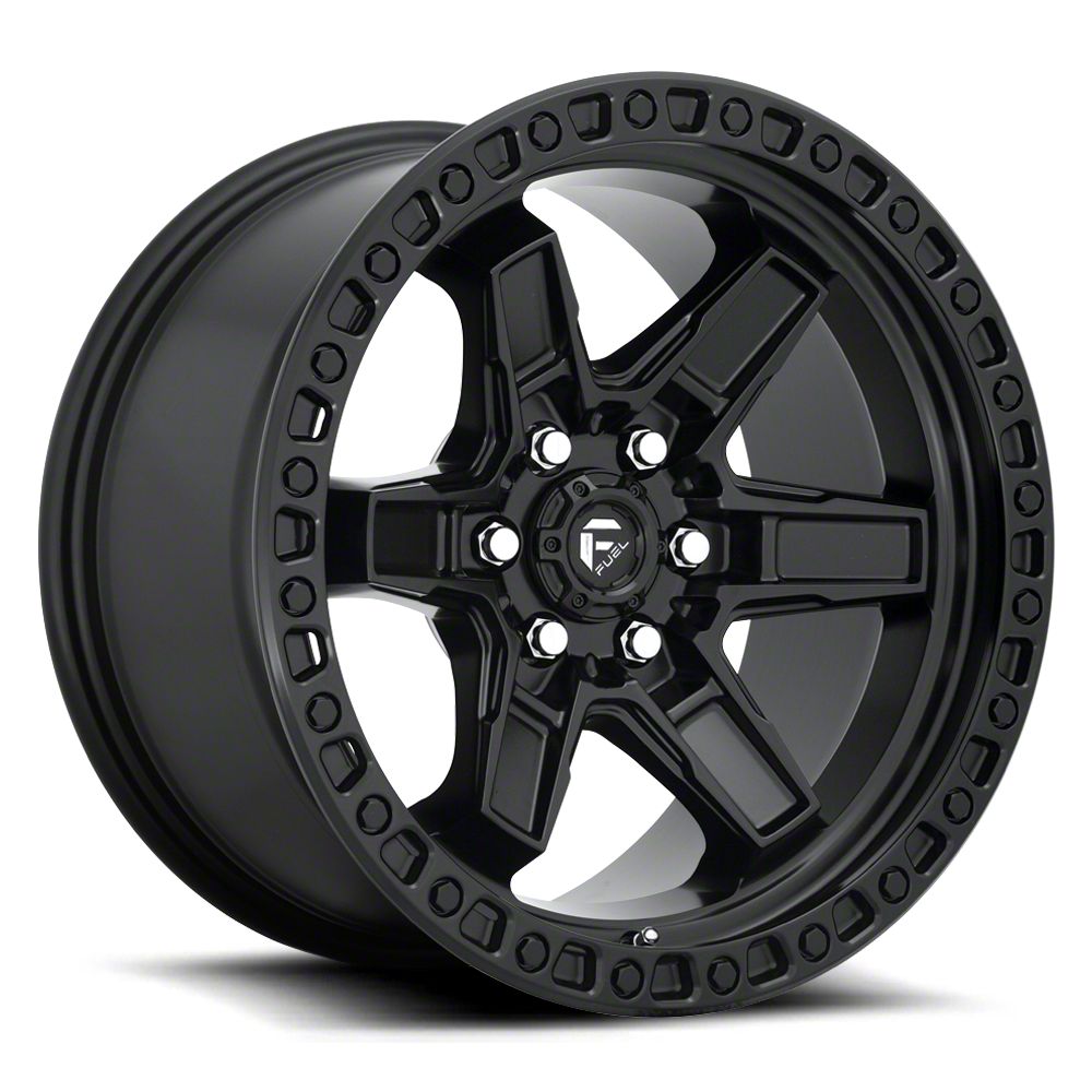 Fuel Wheels Sierra 1500 Kicker Matte Black 6-Lug Wheel; 20x10; -18mm ...