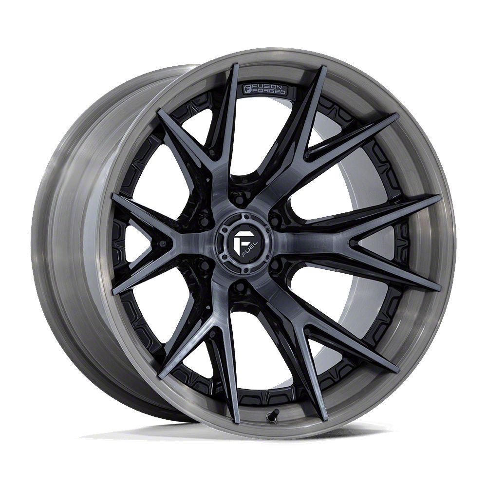 Fuel Wheels Silverado 1500 Fusion Forged Catalyst Gloss Black Brushed ...