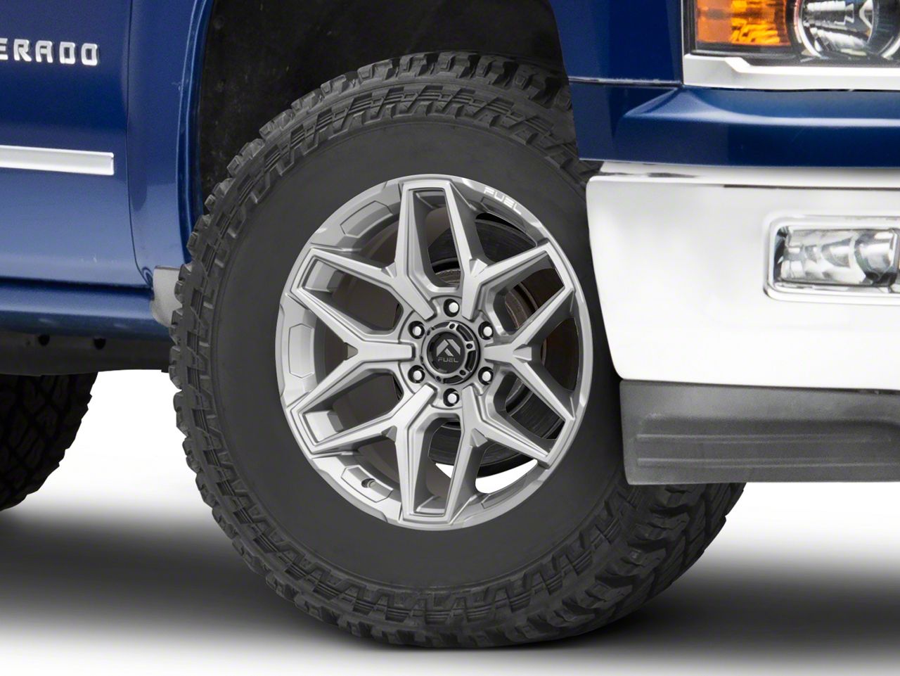 Fuel Wheels Silverado 1500 Flux Platinum 6-Lug Wheel; 18x9; 20mm Offset ...