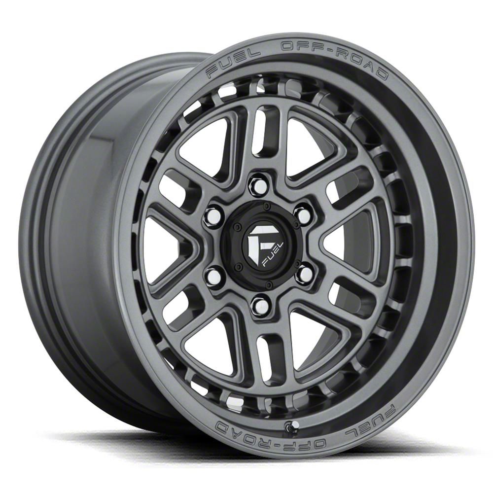 Fuel Wheels Silverado 1500 Nitro Matte Gunmetal 6-Lug Wheel; 20x9; 1mm ...