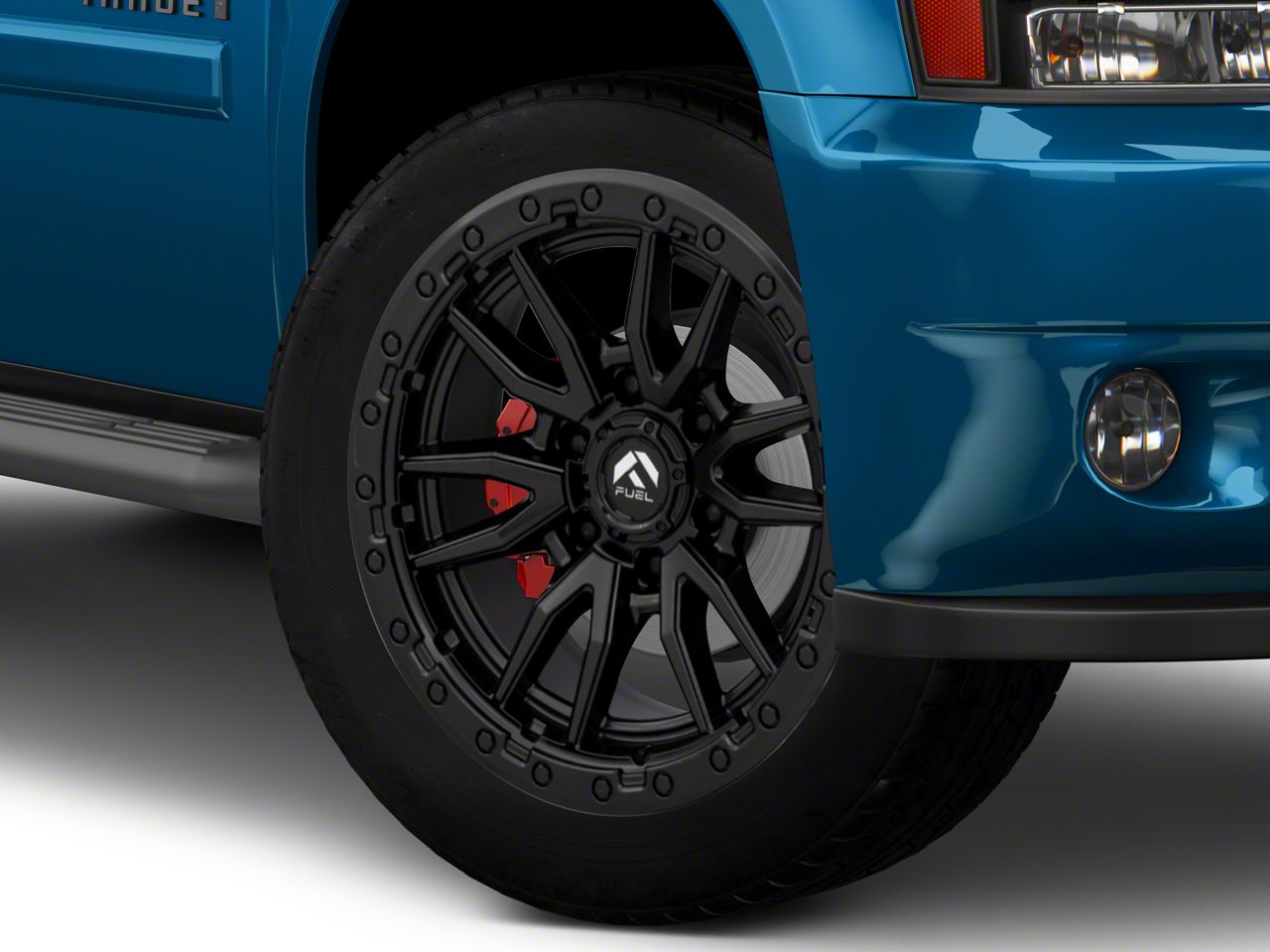 Fuel Wheels Silverado 1500 Rebel Matte Black 6-Lug Wheel; 22x9; 20mm ...