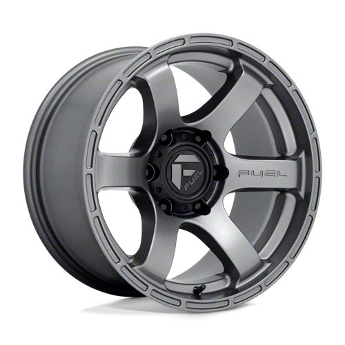 Fuel Wheels Silverado 1500 Rush Matte Gunmetal 6-Lug Wheel; 20x9; 1mm ...