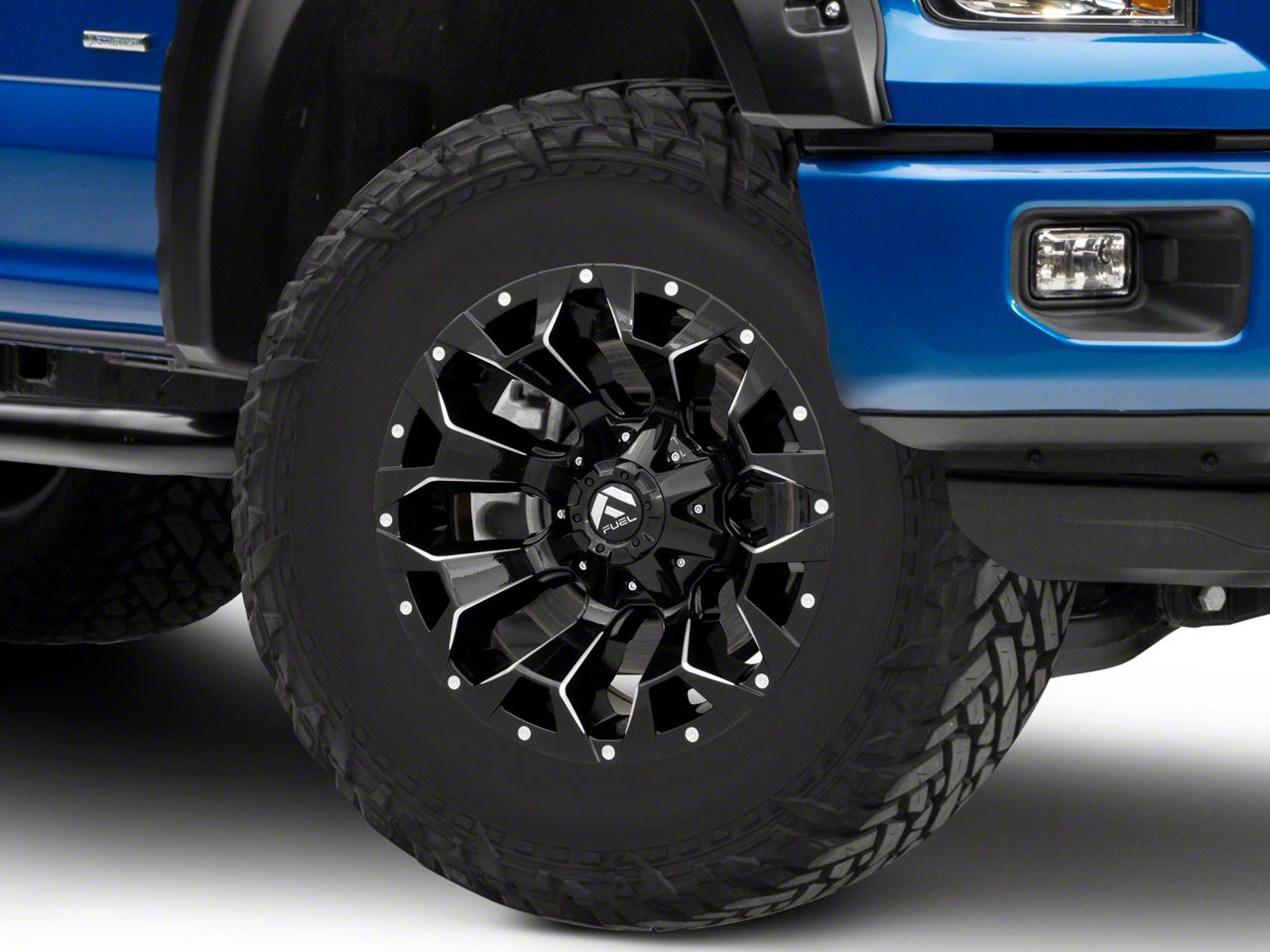 Fuel Wheels F-150 Assault Gloss Black Milled 6-Lug Wheel; 18x9; -13mm ...