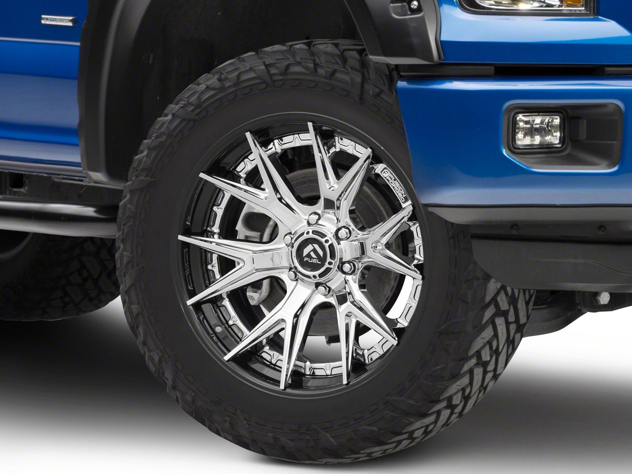 Fuel Wheels F-150 Fusion Forged Catalyst Chrome with Gloss Black Lip 6 ...