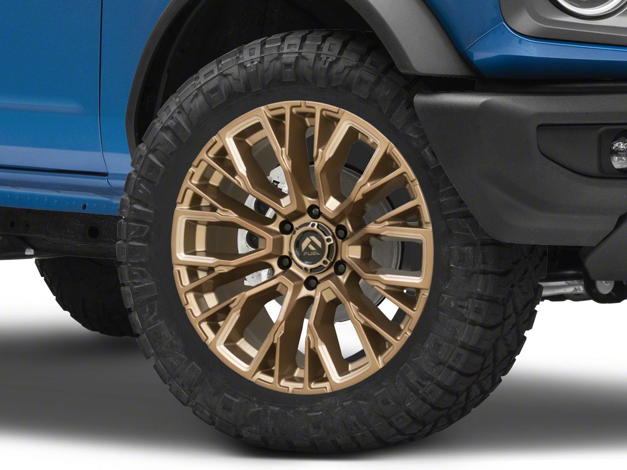 Fuel Wheels F-150 Rebar Platinum Bronze Milled 6-Lug Wheel; 20x9; 1mm ...