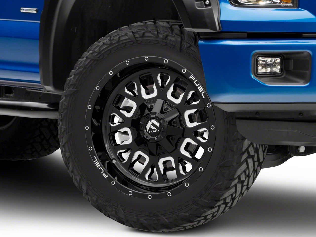 Fuel Wheels F-150 Stroke Gloss Black Milled 6-Lug Wheel; 24x14; -75mm ...