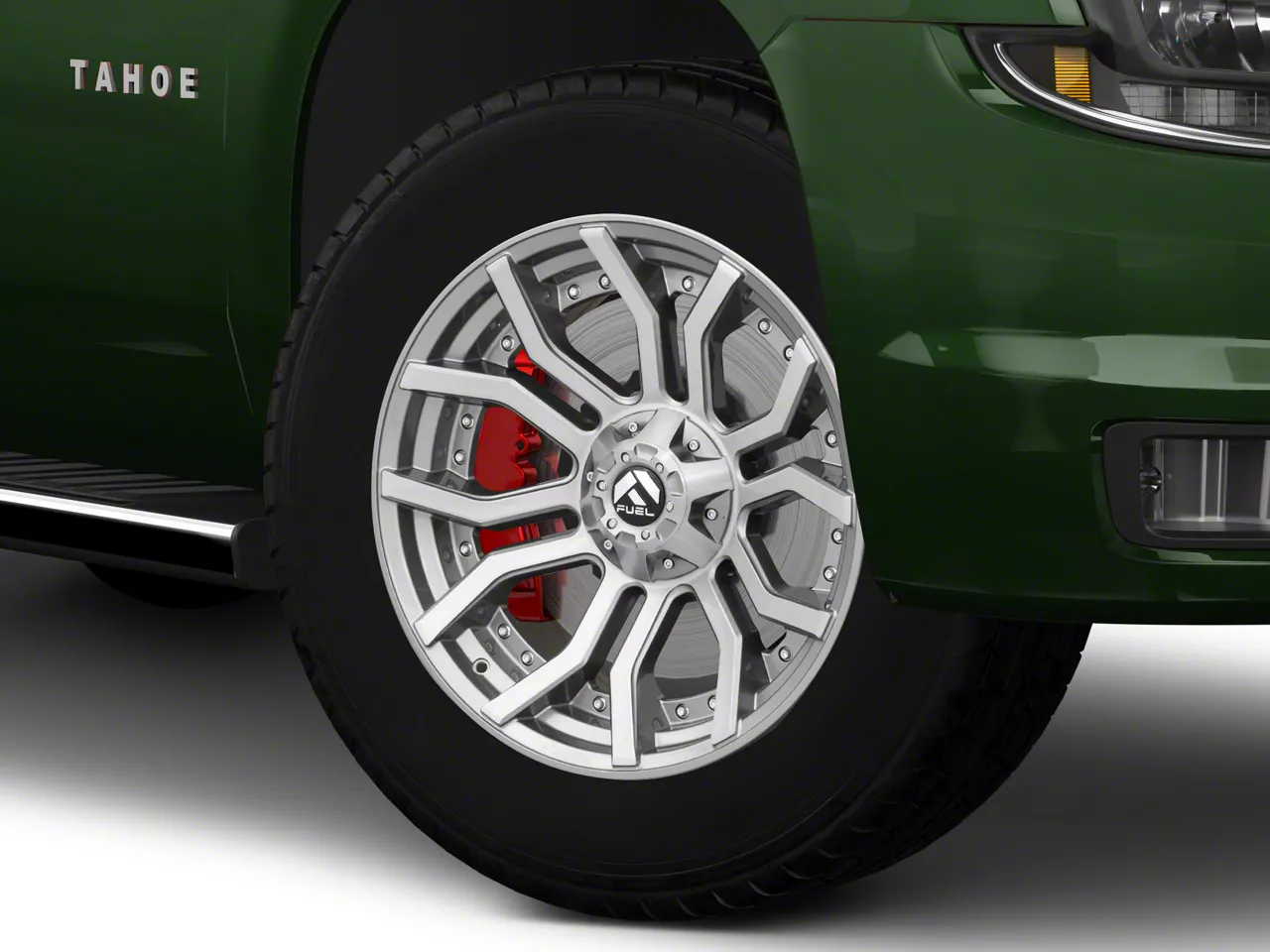 Fuel Wheels Tahoe Rage Platinum Brushed Gunmetal 6-Lug Wheel; 20x9; 1mm ...