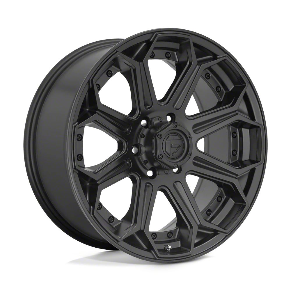 Fuel Wheels Tahoe Siege Matte Black 6-Lug Wheel; 26x14; -75mm Offset ...
