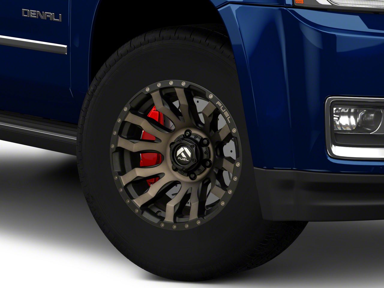 Fuel Wheels Yukon Blitz Matte Black with Dark Tint 6-Lug Wheel; 17x9 ...